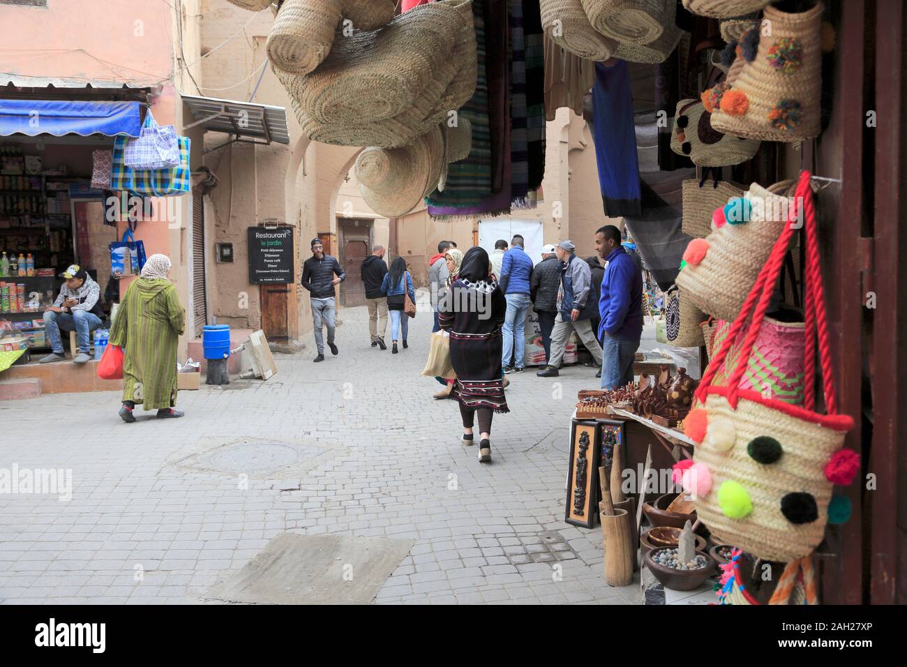 Souk, Market, Medina, UNESCO World Heritage Site, Marrakesh, Marrakech ...