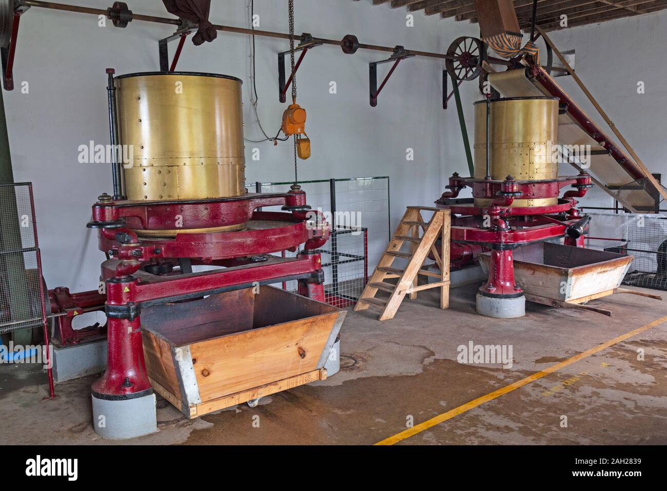 Tea Rollers, used in the process of making tea from the plants. Made by ...