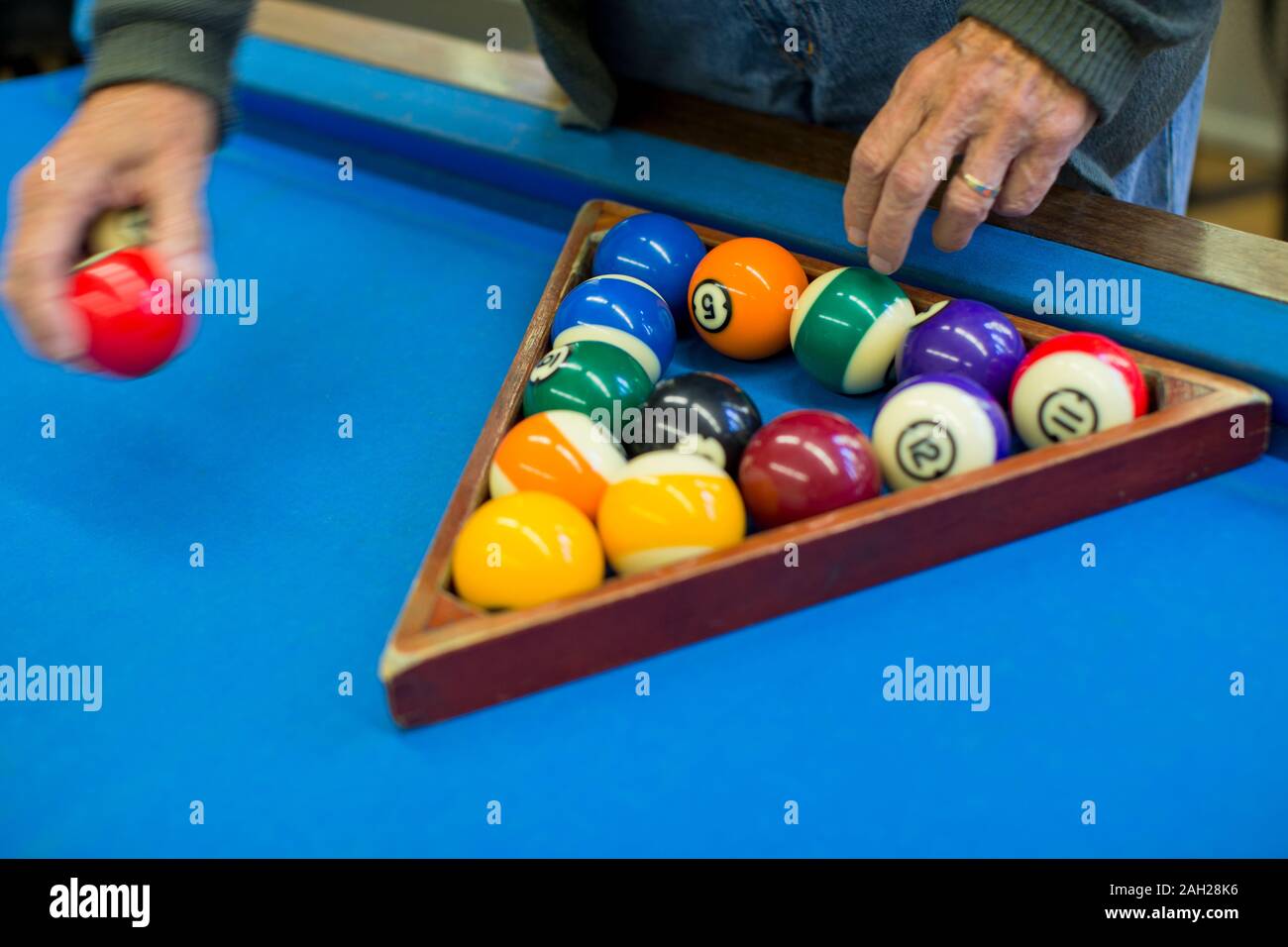 Pool balls 1 hi-res stock photography and images - Alamy