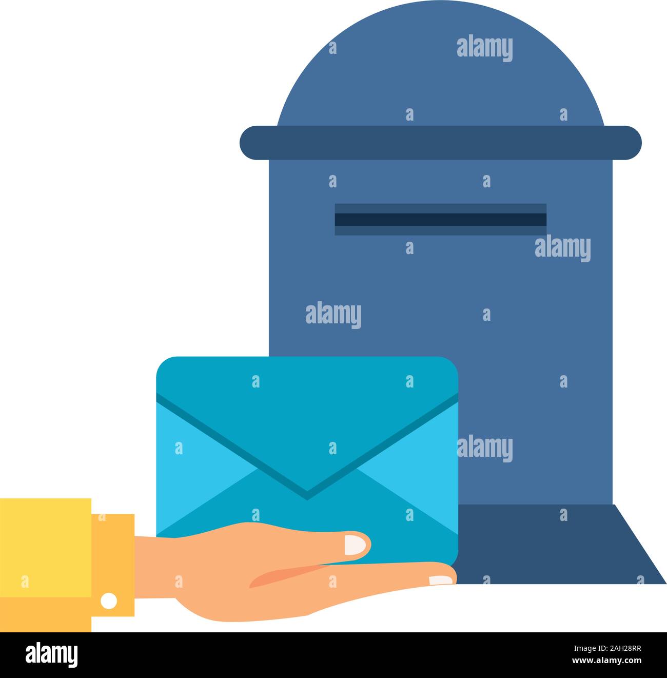 Letter box style image Cut Out Stock Images & Pictures - Alamy