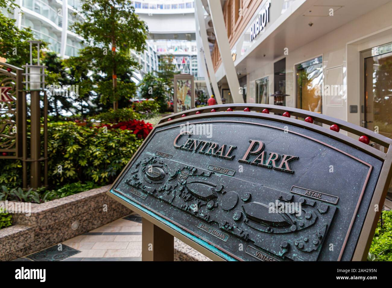 Sign for Central Park Stock Photo - Alamy