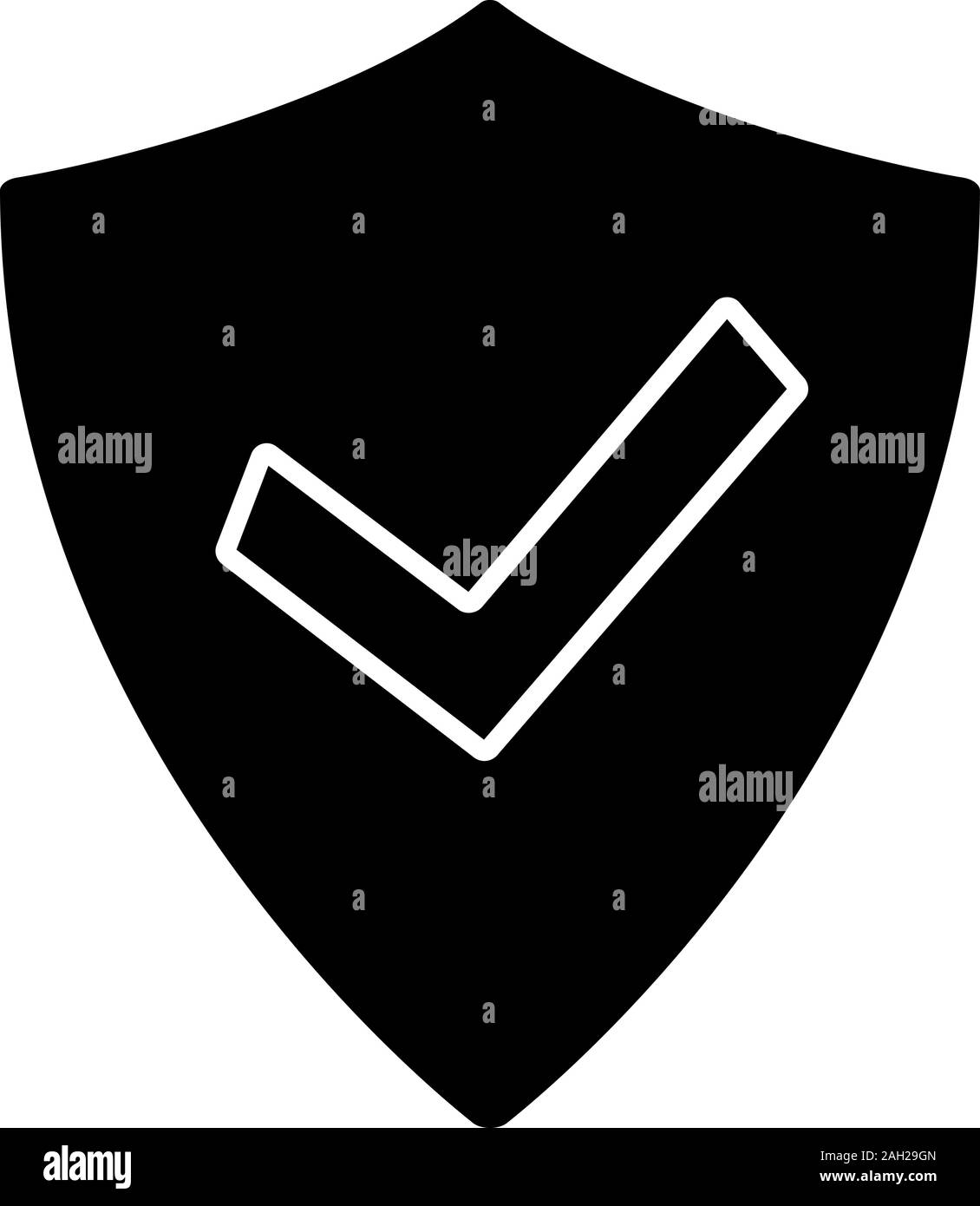 Verified tick icon Black and White Stock Photos & Images - Alamy