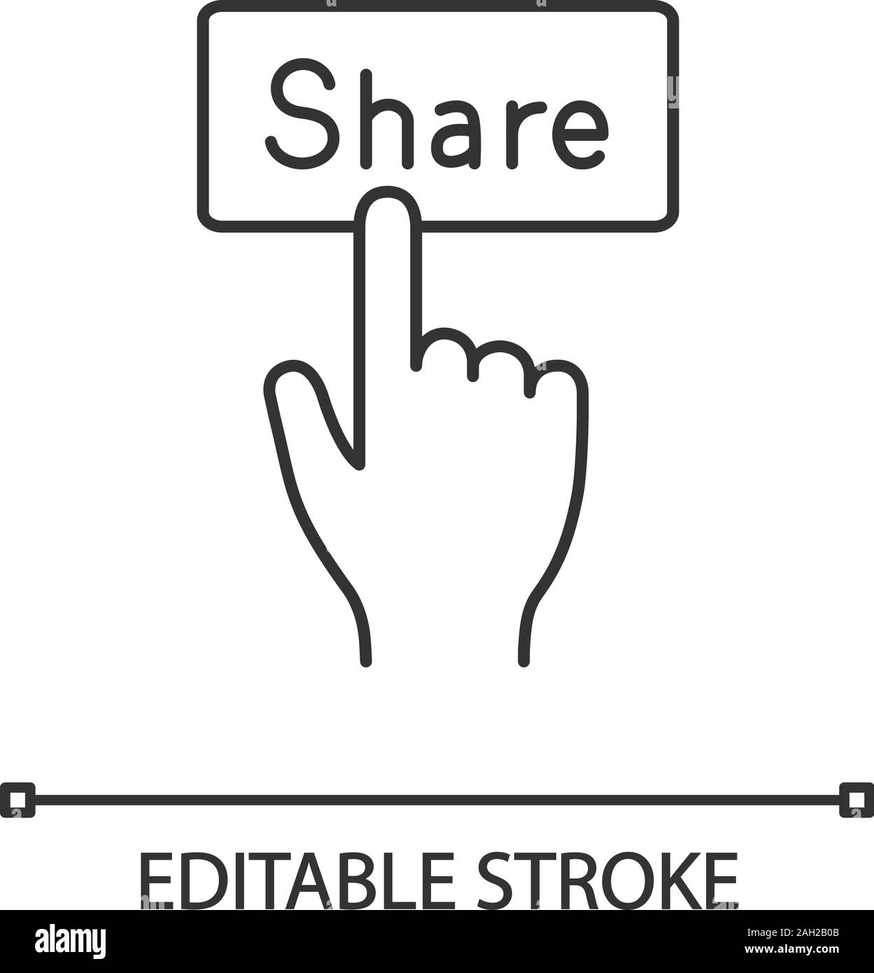 Social Share Buttons Vector