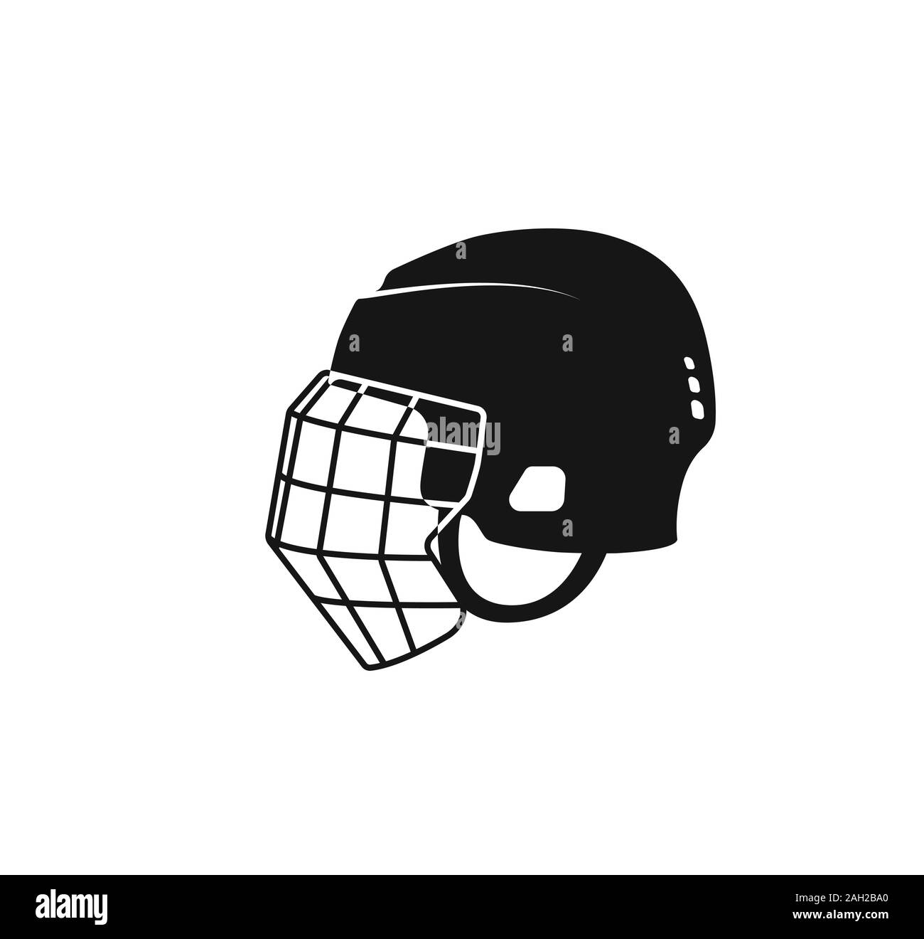 Hockey Helmet Vector