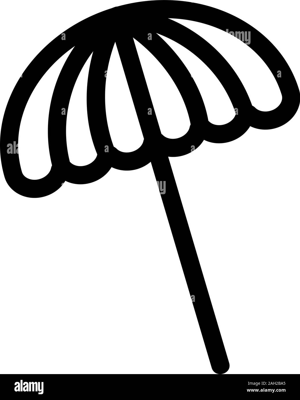 Fish umbrella on sea Stock Vector Images - Alamy