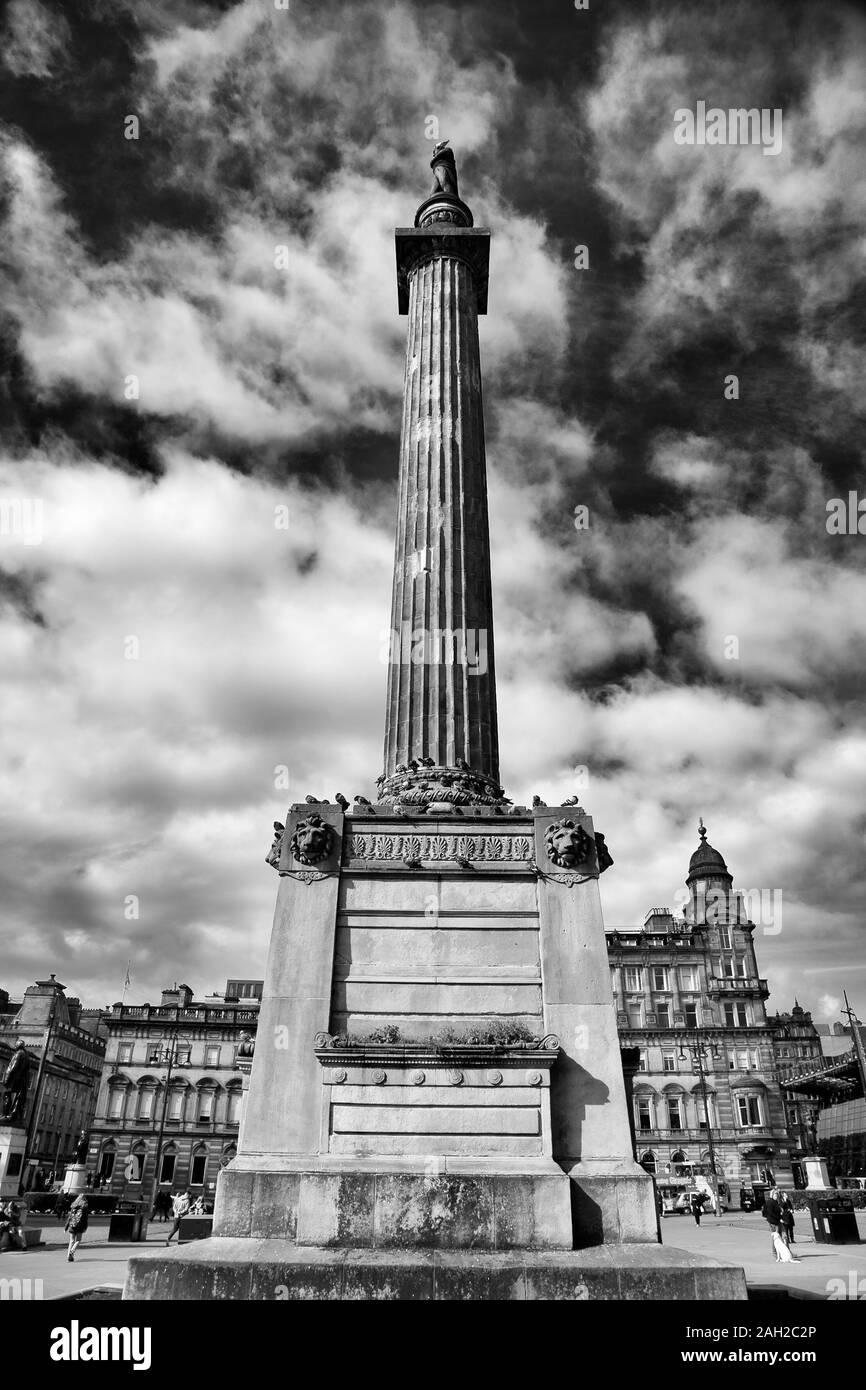 Glasgow historic architecture Black and White Stock Photos & Images - Alamy