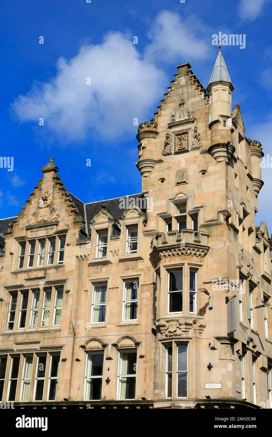 Trongate Street, Merchant City District, Glasgow, Scotland, United ...