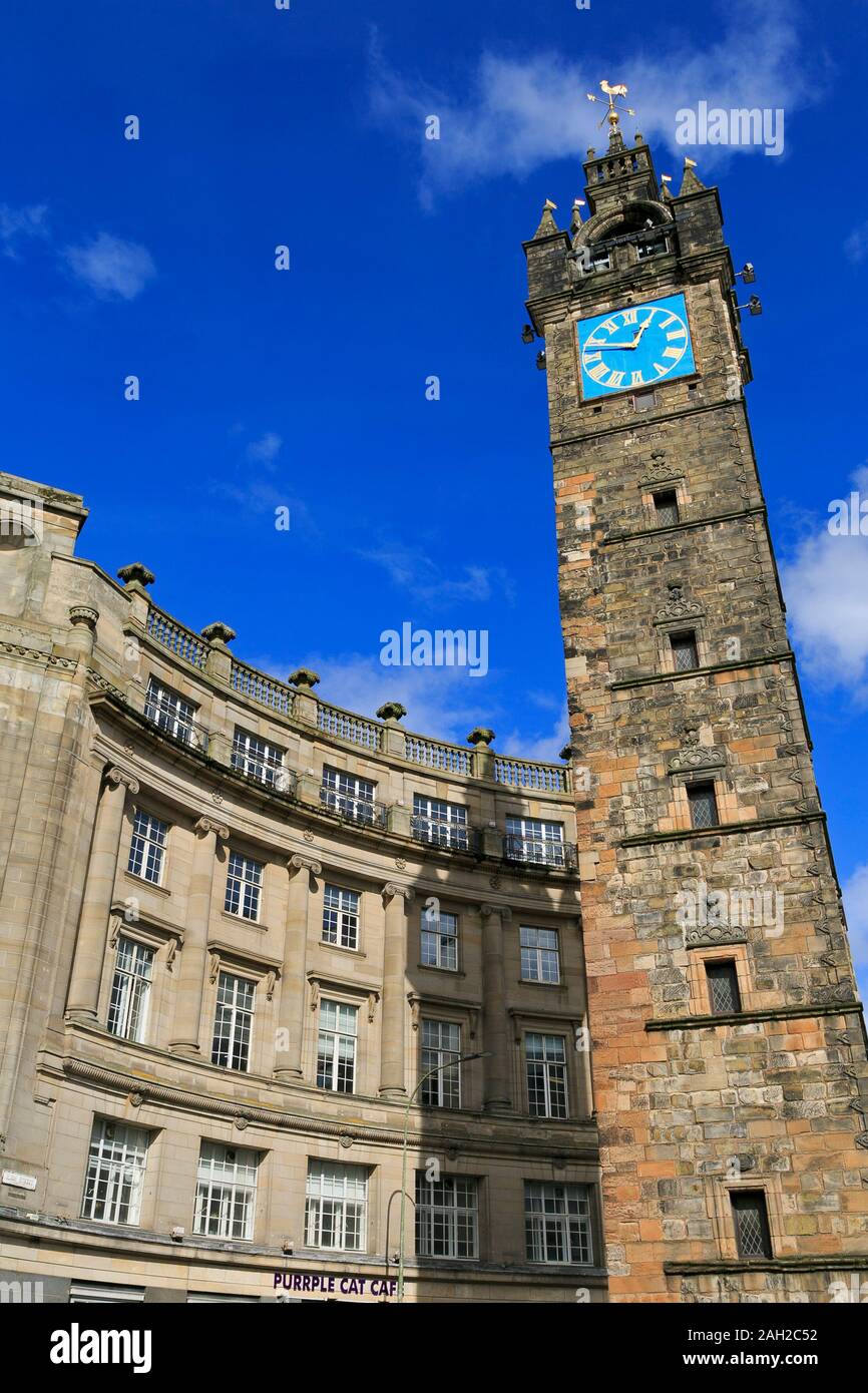 Tolbooth Steeple, Merchant City District, Glasgow, Scotland, United ...