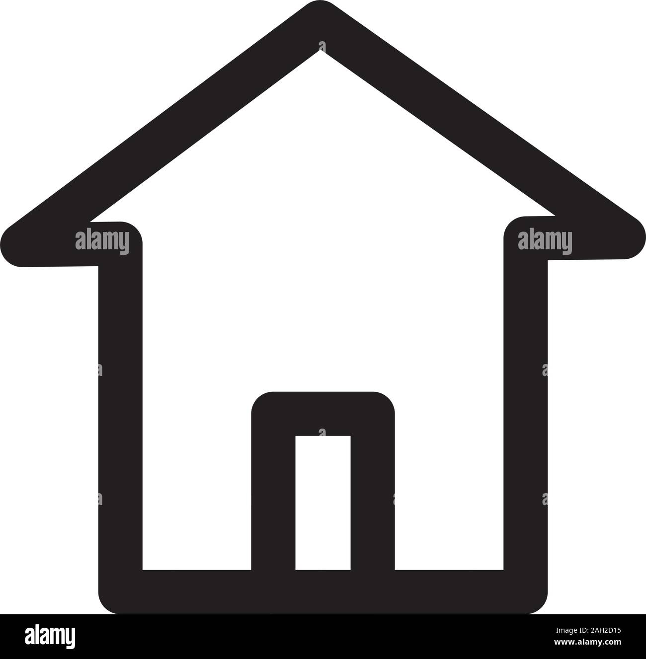 house building facade isolated icon Stock Vector Image & Art - Alamy