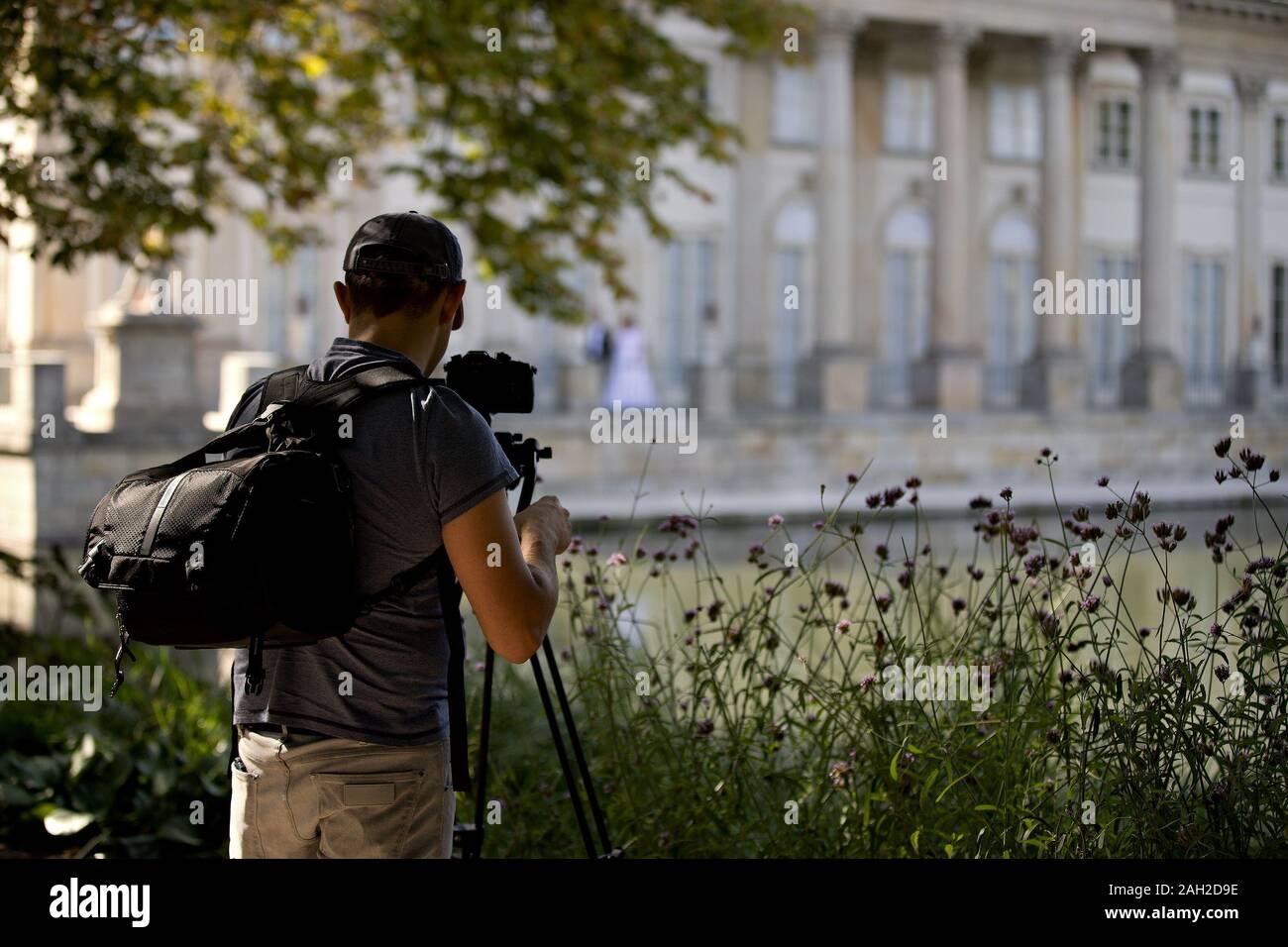 photographer with camera, Poland Stock Photo - Alamy