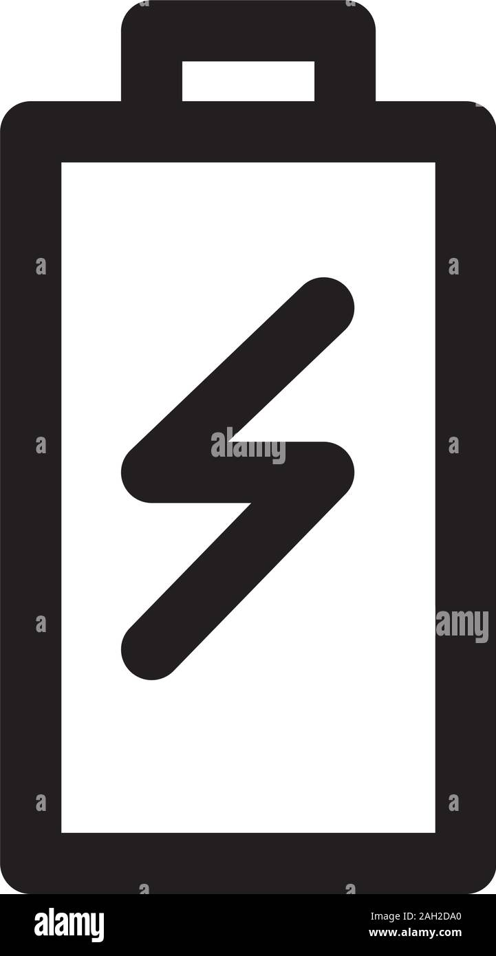 battery power user interface isolated icon Stock Vector Image & Art - Alamy