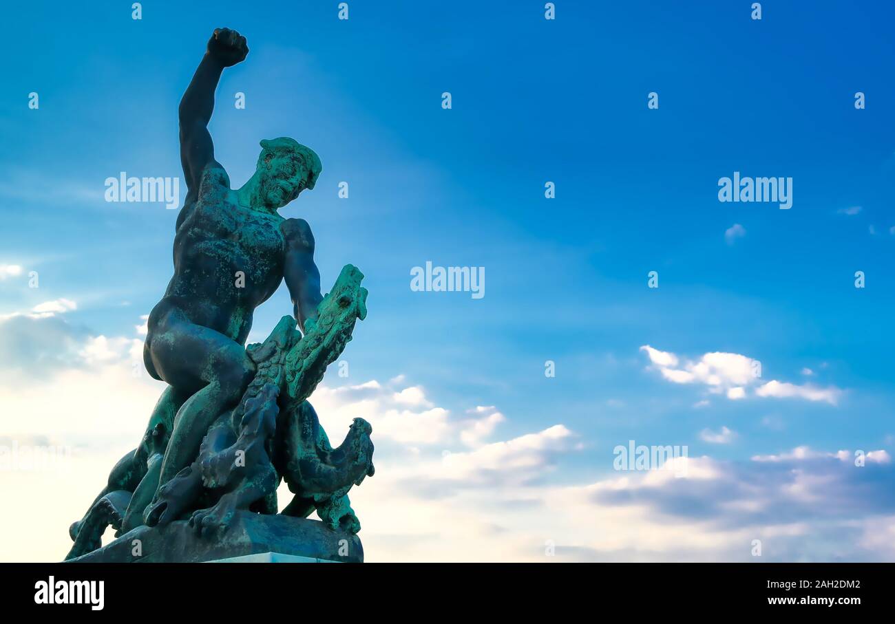 Statue On Gellert Hill High Resolution Stock Photography and Images - Alamy