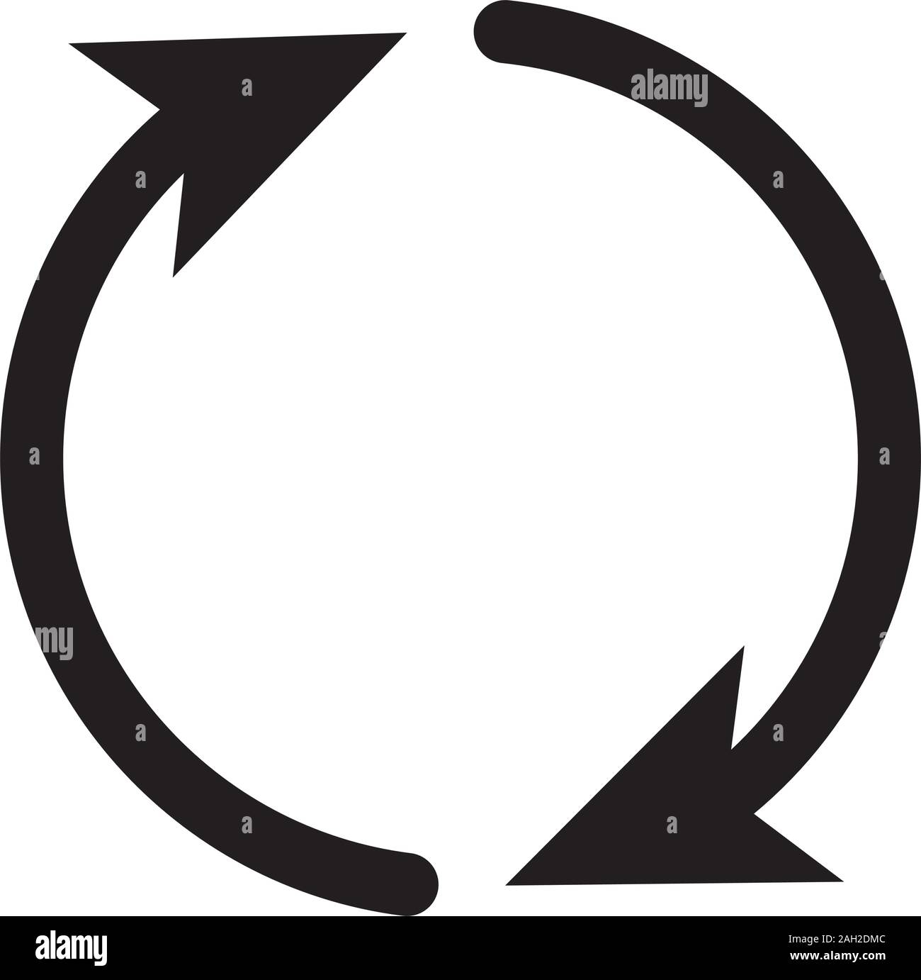 arows reload sign isolated icon Stock Vector Image & Art - Alamy