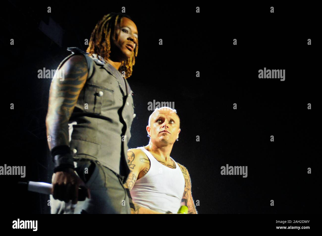 The Prodigy: Keith Flint and Maxim Stock Photo - Alamy