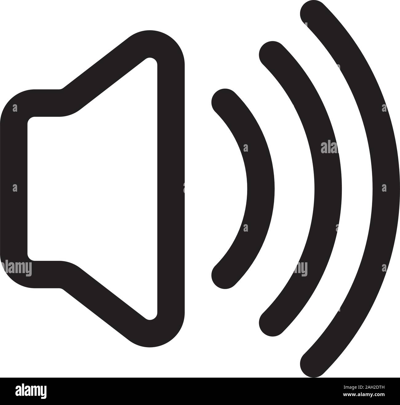 sound speaker audio device icon Stock Vector Image & Art - Alamy