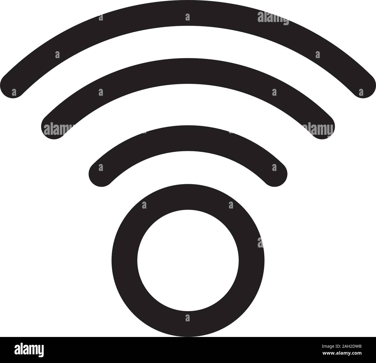 wifi connection signal isolated icon Stock Vector Image & Art - Alamy
