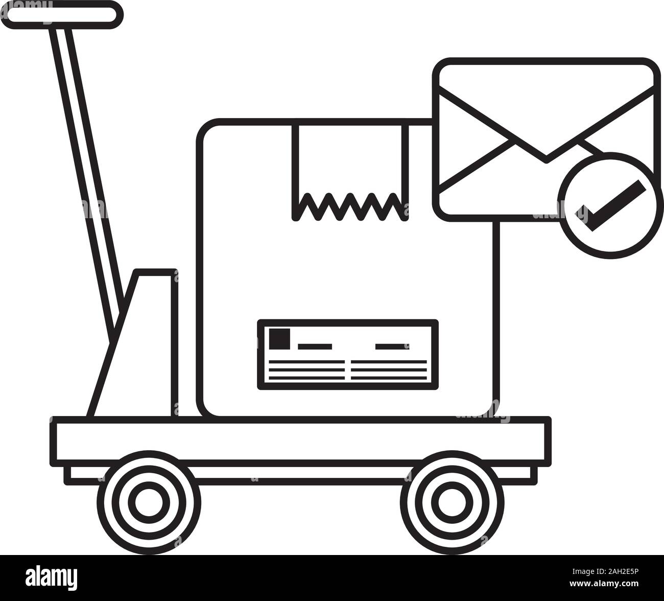 Cardboard with wheels Black and White Stock Photos & Images - Alamy