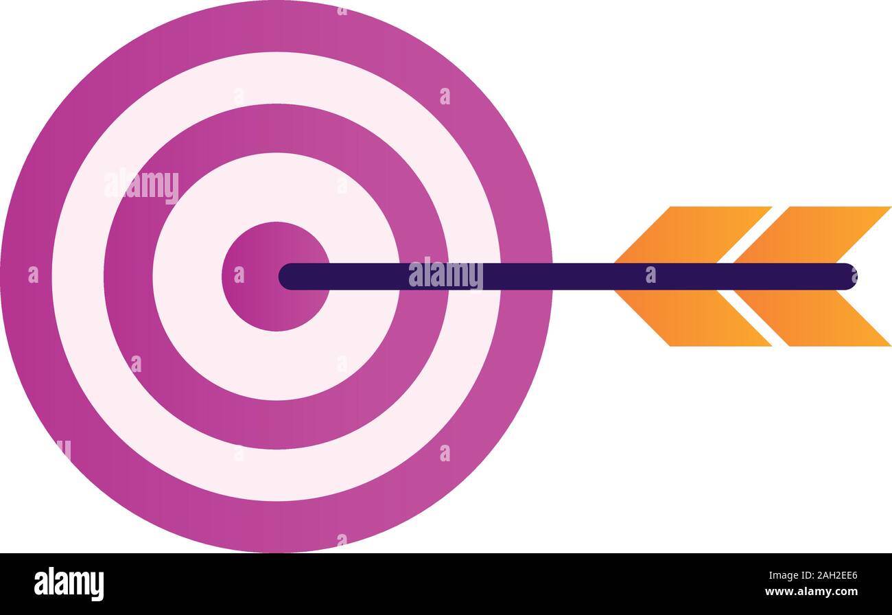 target arrow success isolated icon Stock Vector Image & Art - Alamy