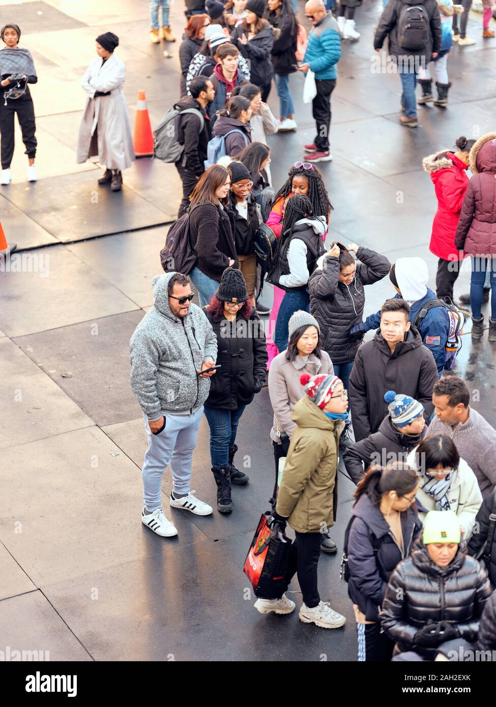 Toronto winter carnival in Nathan Phillips Square City Hall Stock Photo ...