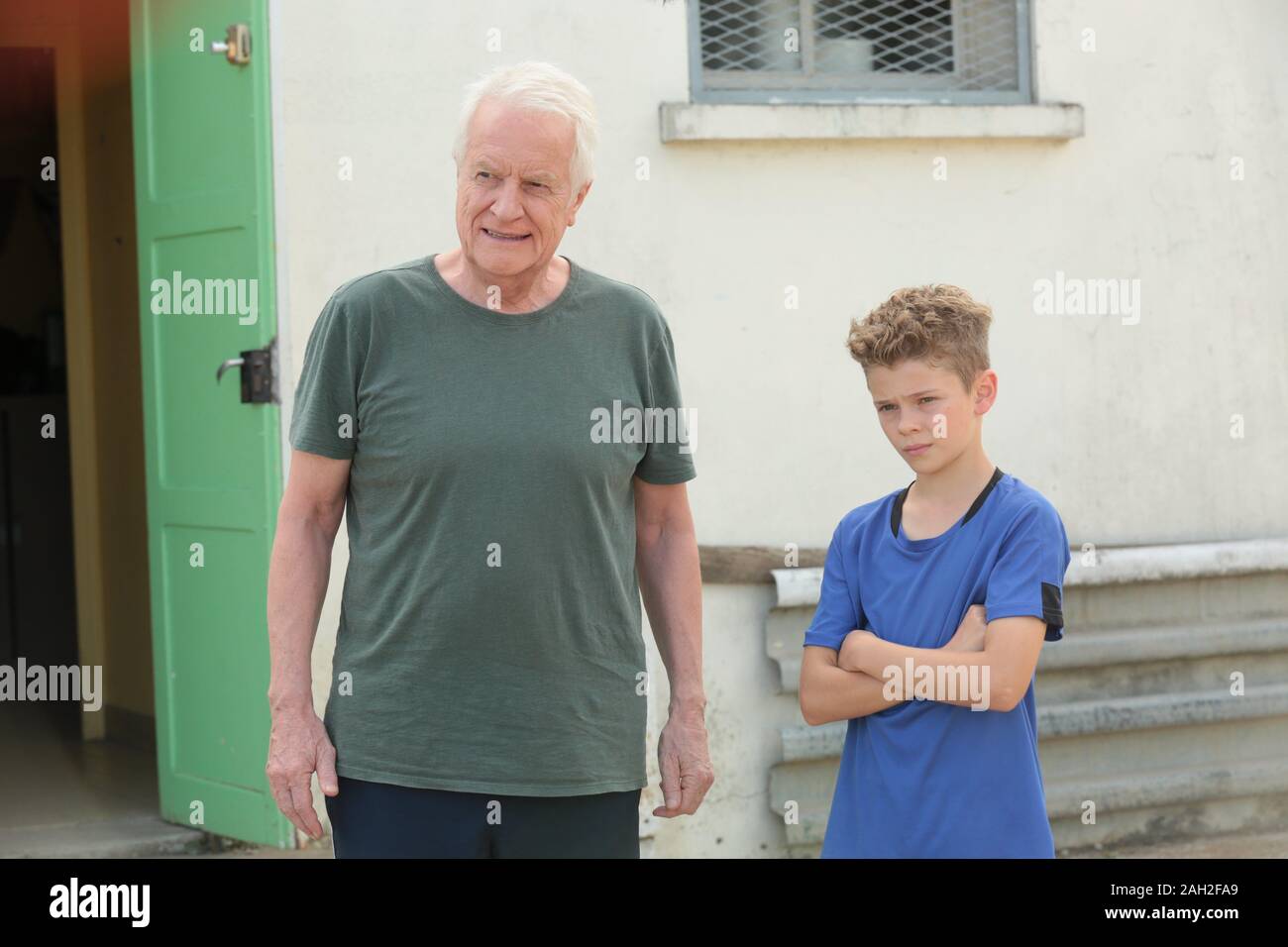 ANDRE DUSSOLLIER and MALEAUME PAQUIN in FOURMI (2019), directed by ...