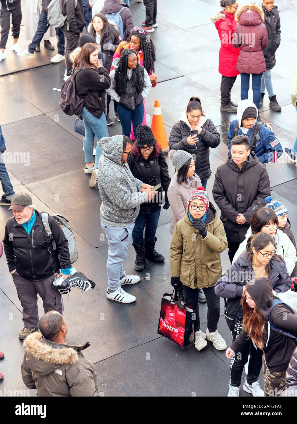 Toronto winter carnival in Nathan Phillips Square City Hall Stock Photo ...