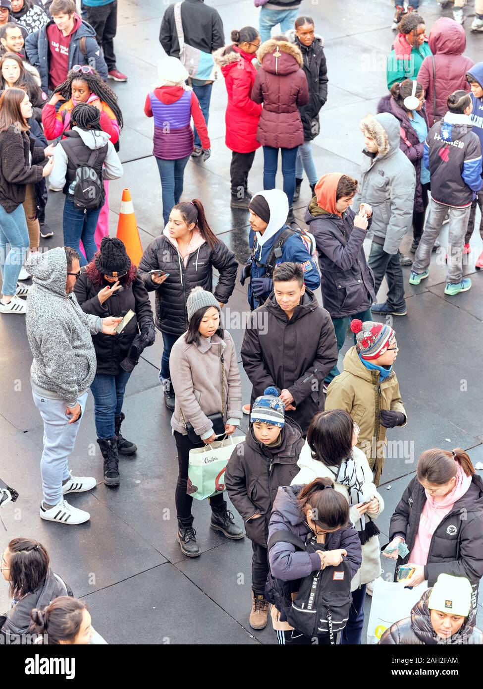 Toronto winter carnival in Nathan Phillips Square City Hall Stock Photo ...