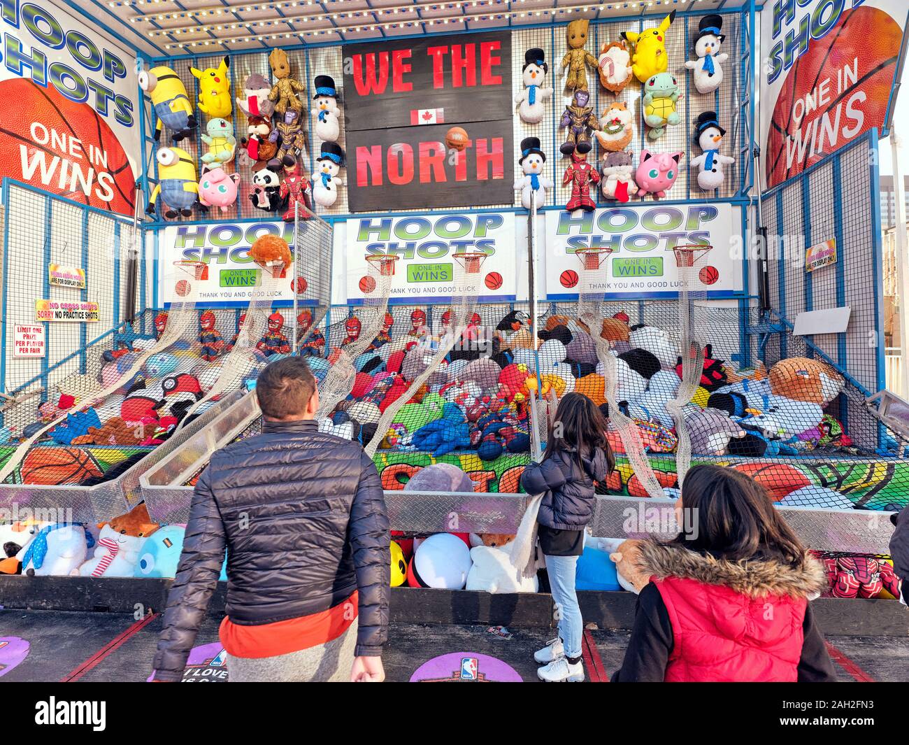 Toronto winter carnival in Nathan Phillips Square City Hall Stock Photo ...