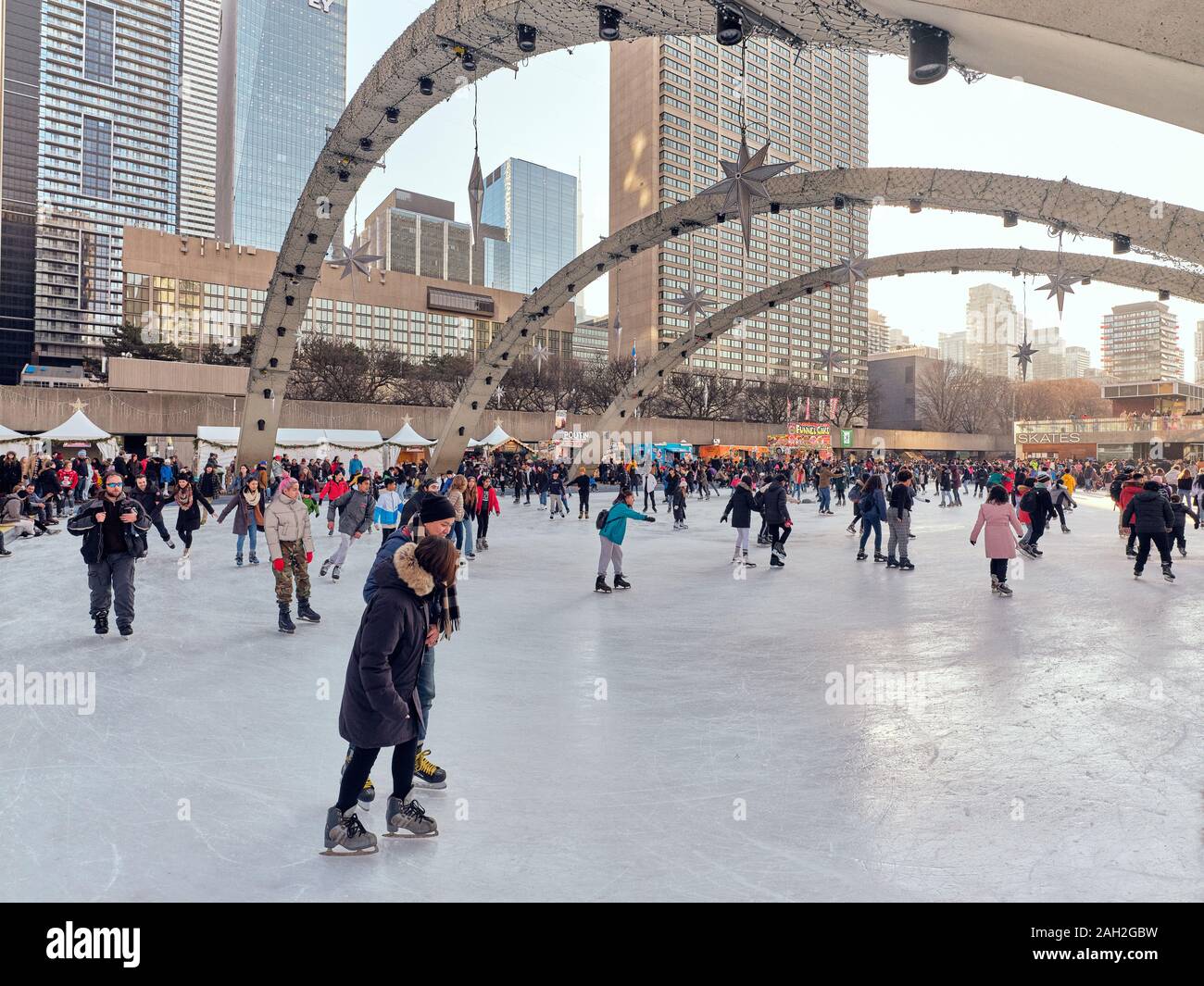 Nathan phillips square winter hi-res stock photography and images - Alamy