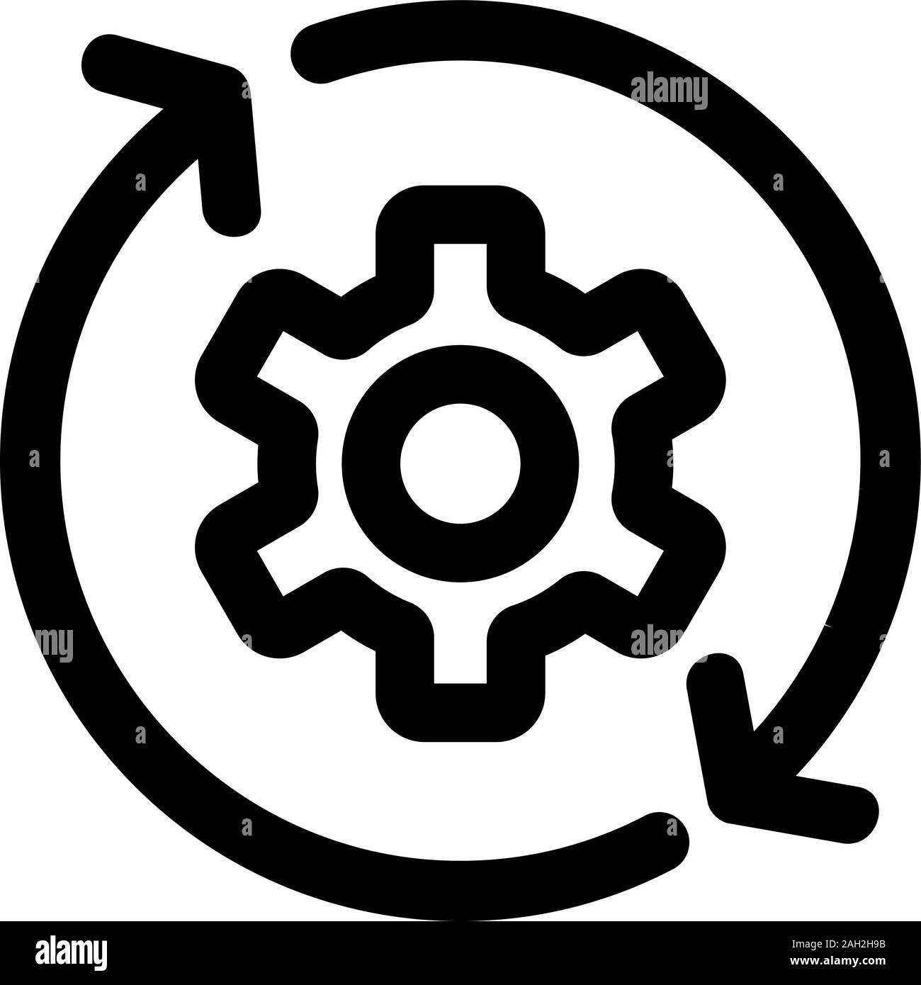 Update the settings of the vector icon. Isolated contour symbol ...