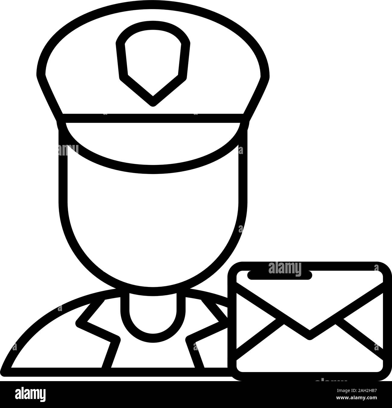 Postman hat with sign hi-res stock photography and images - Alamy