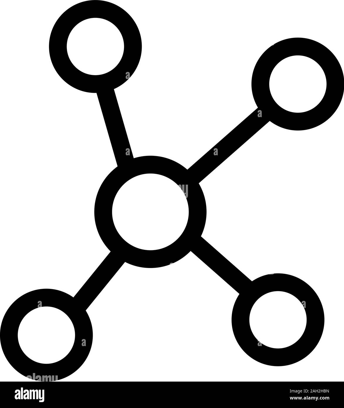 Chemistry formula icon vector. Isolated contour symbol illustration ...