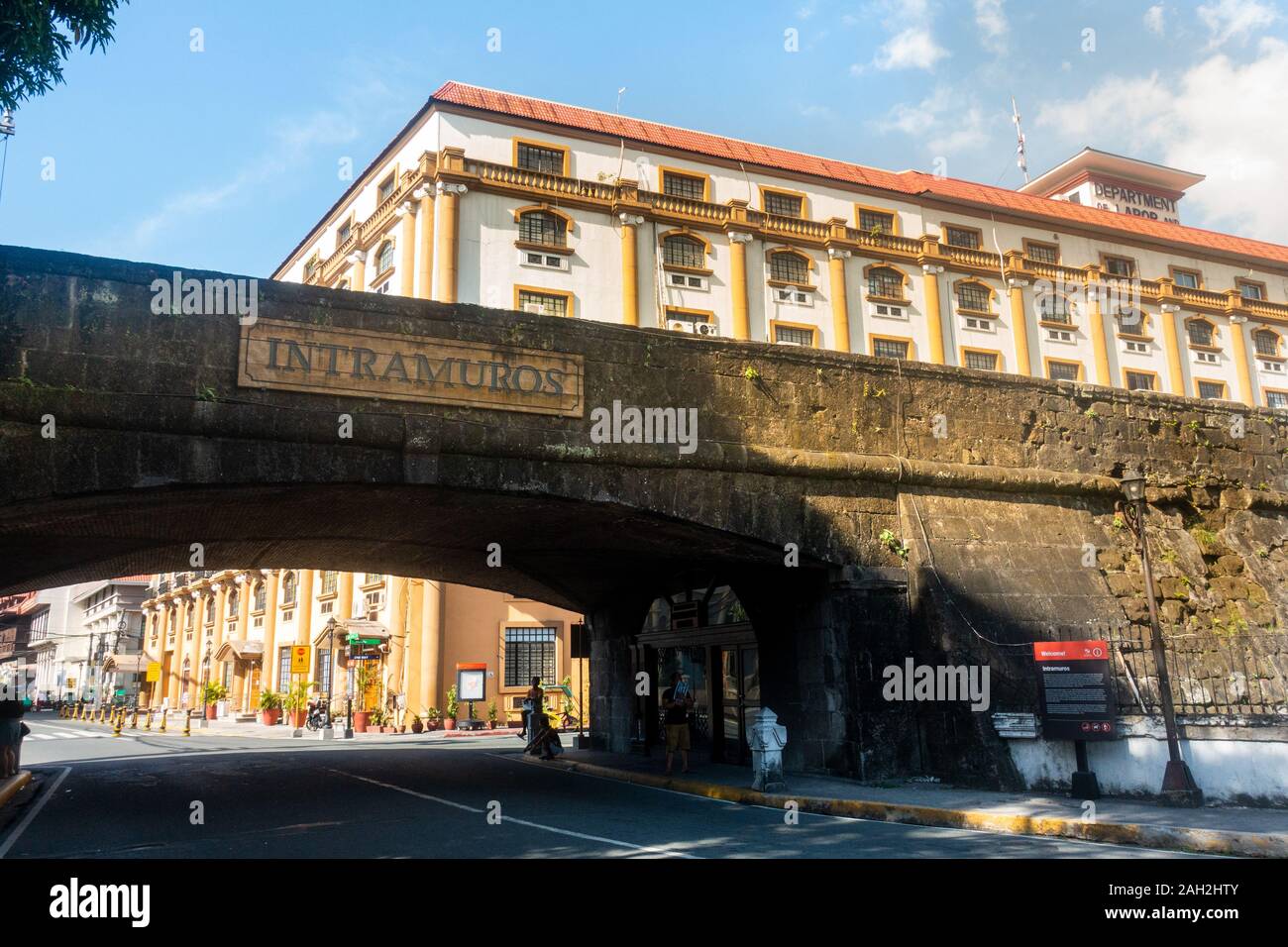 Philippines manila intramuros historical district hi-res stock ...
