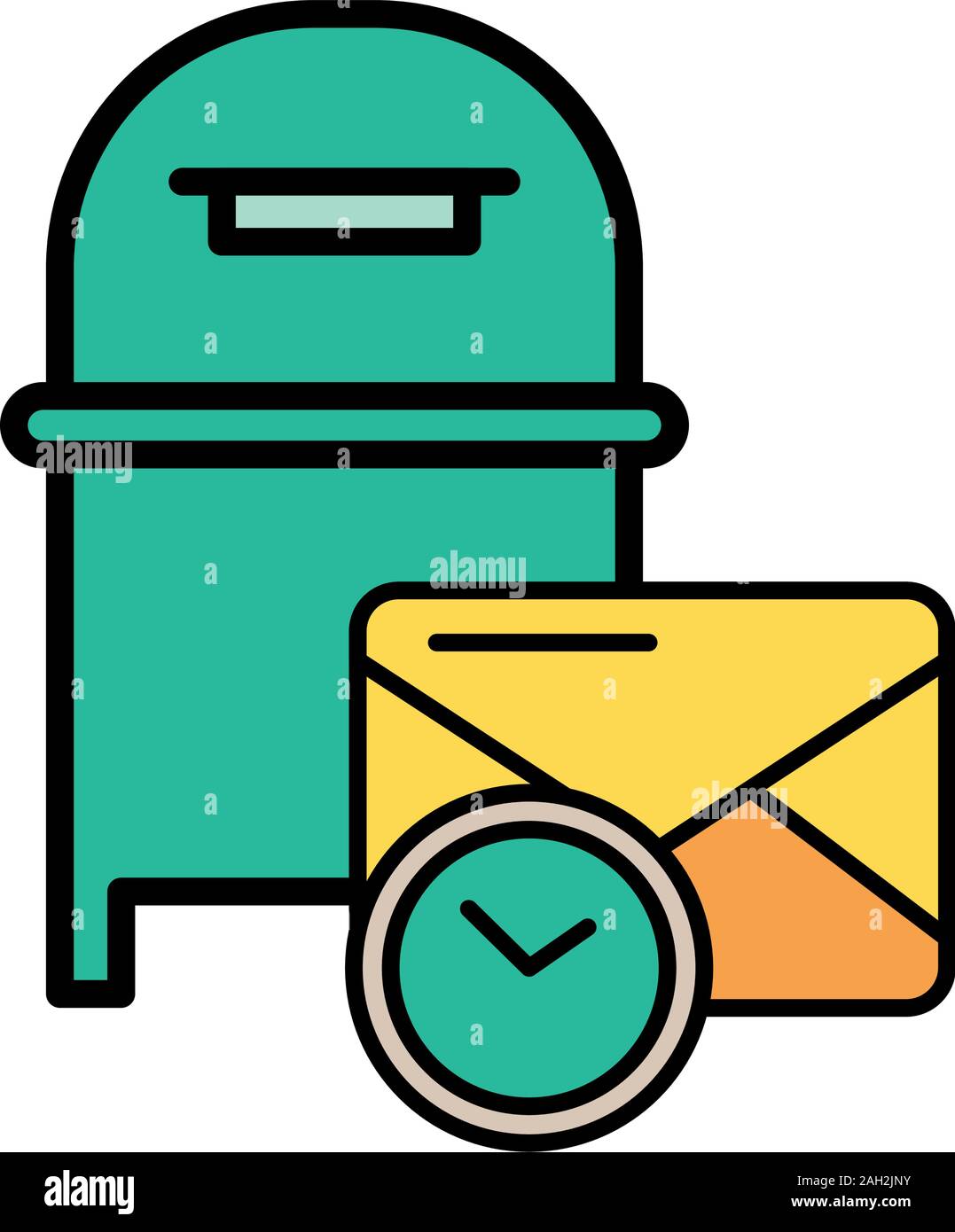 Public postage Stock Vector Images - Alamy