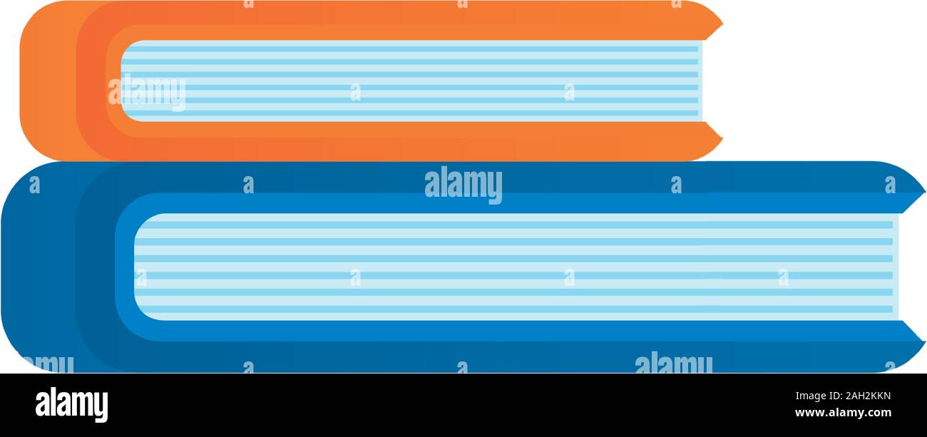 pile text books library icon Stock Vector Image & Art - Alamy