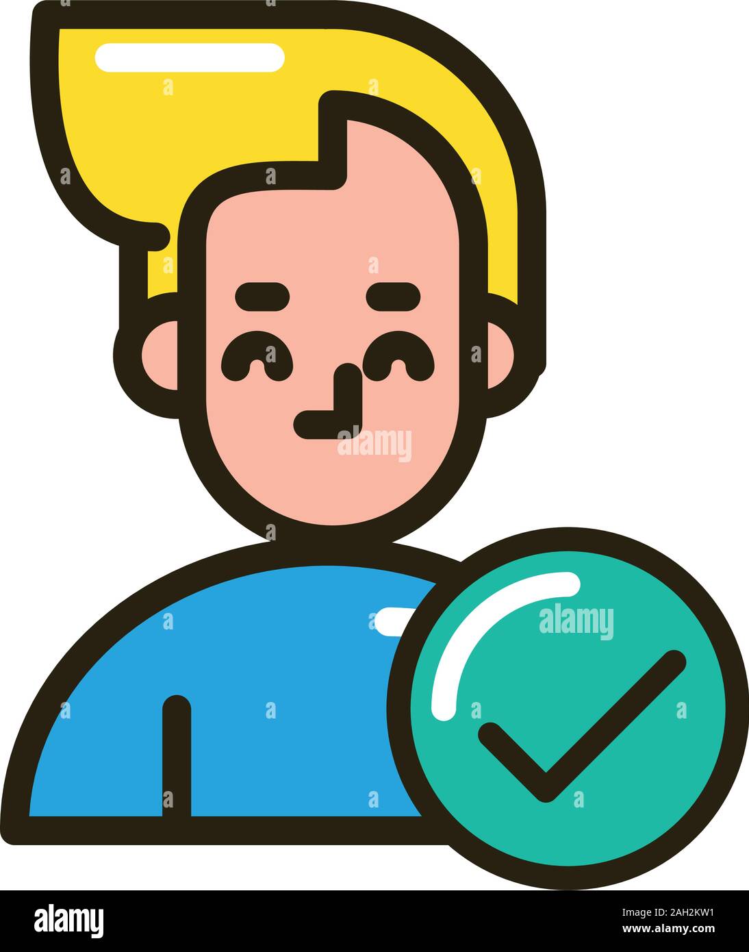 Fine profile Stock Vector Images - Alamy