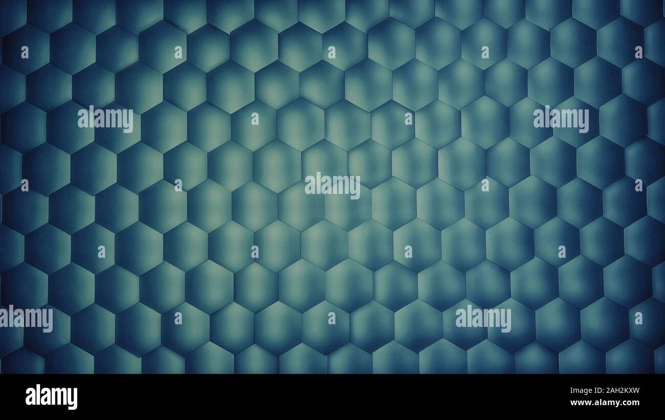 Hexagon Pattern Blue