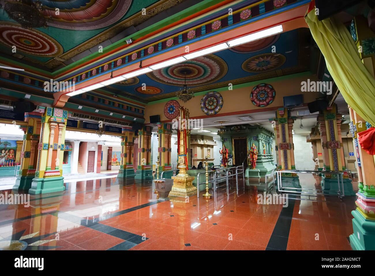 Kuala Lumpur, Malaysia - November 7, 2019: Beautiful Hindu temple named ...