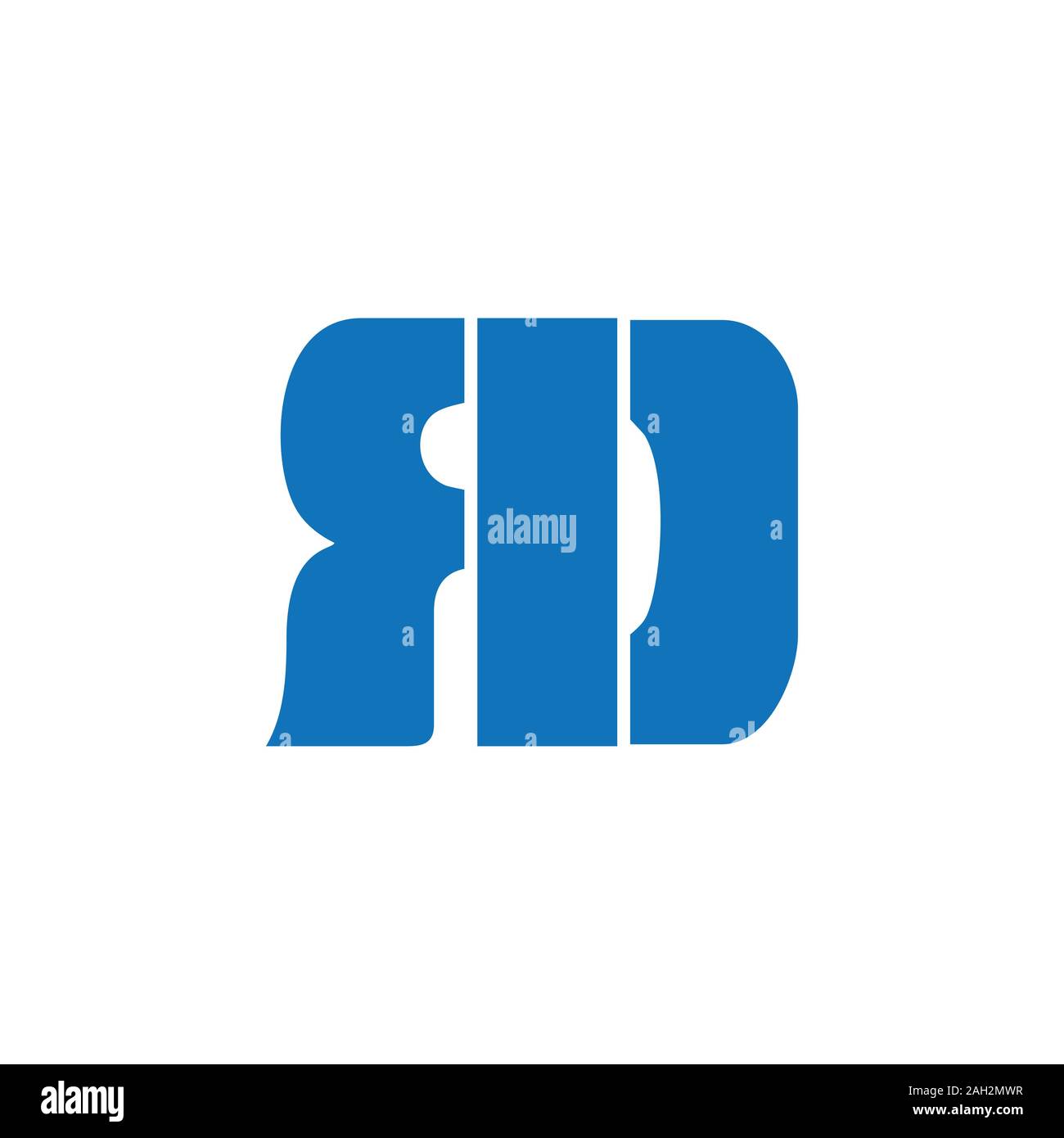 letter rd simple geometric logo vector Stock Vector Image & Art - Alamy