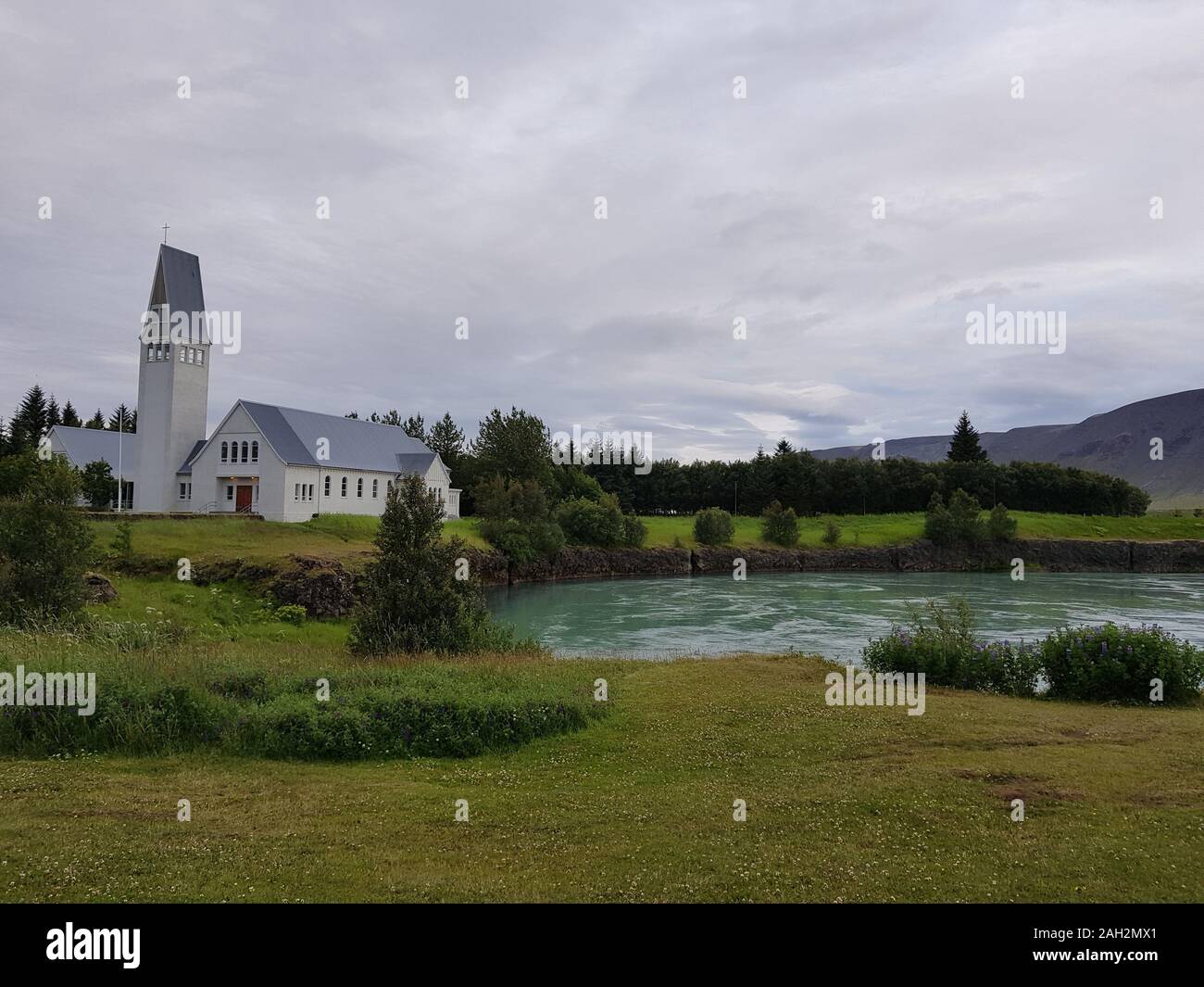 Selfoss church hi-res stock photography and images - Alamy