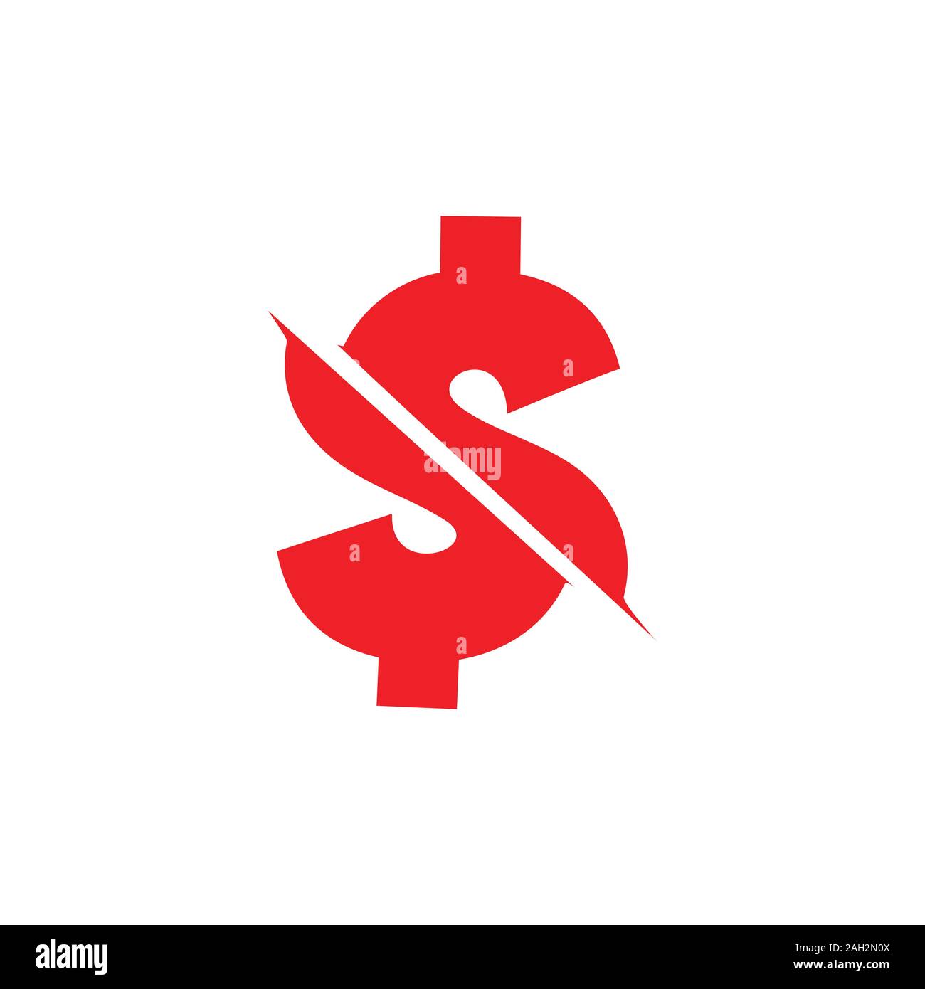 letter s money cut price symbol vector Stock Vector Image & Art - Alamy