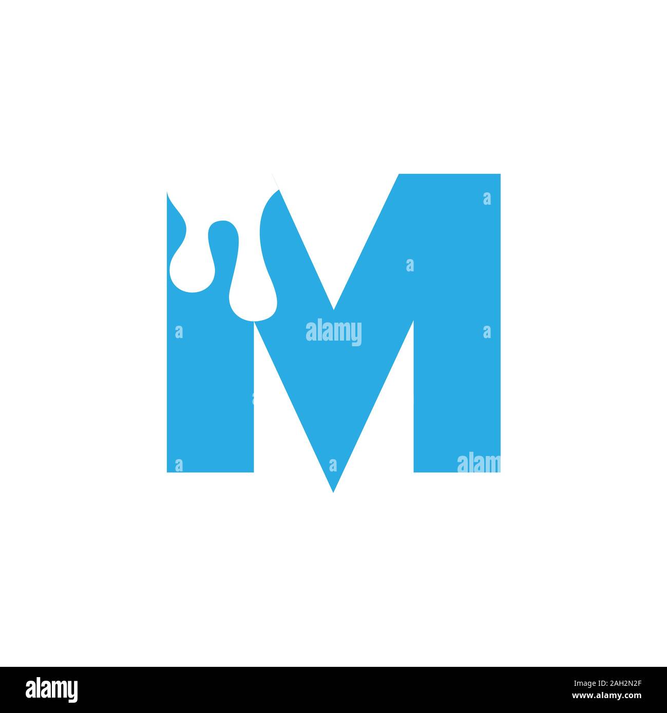 Melting metal sign Stock Vector Images - Alamy