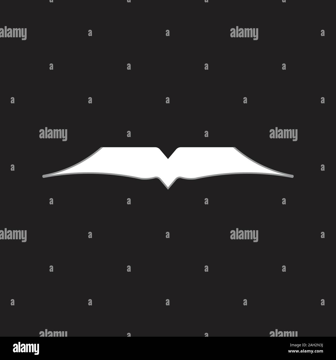 book simple geometric logo vector Stock Vector Image & Art - Alamy