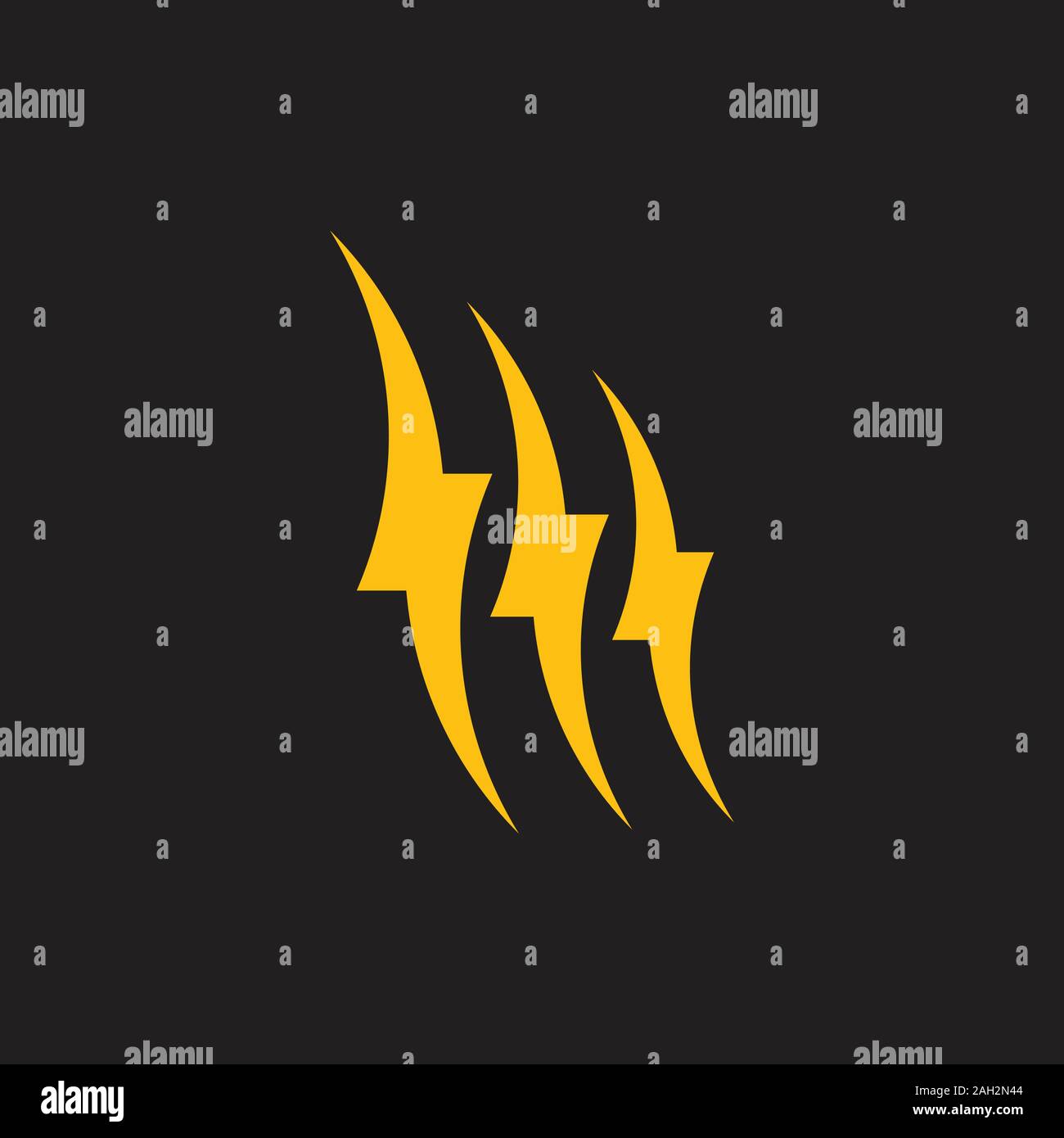 row thunder shape logo vector Stock Vector Image & Art - Alamy