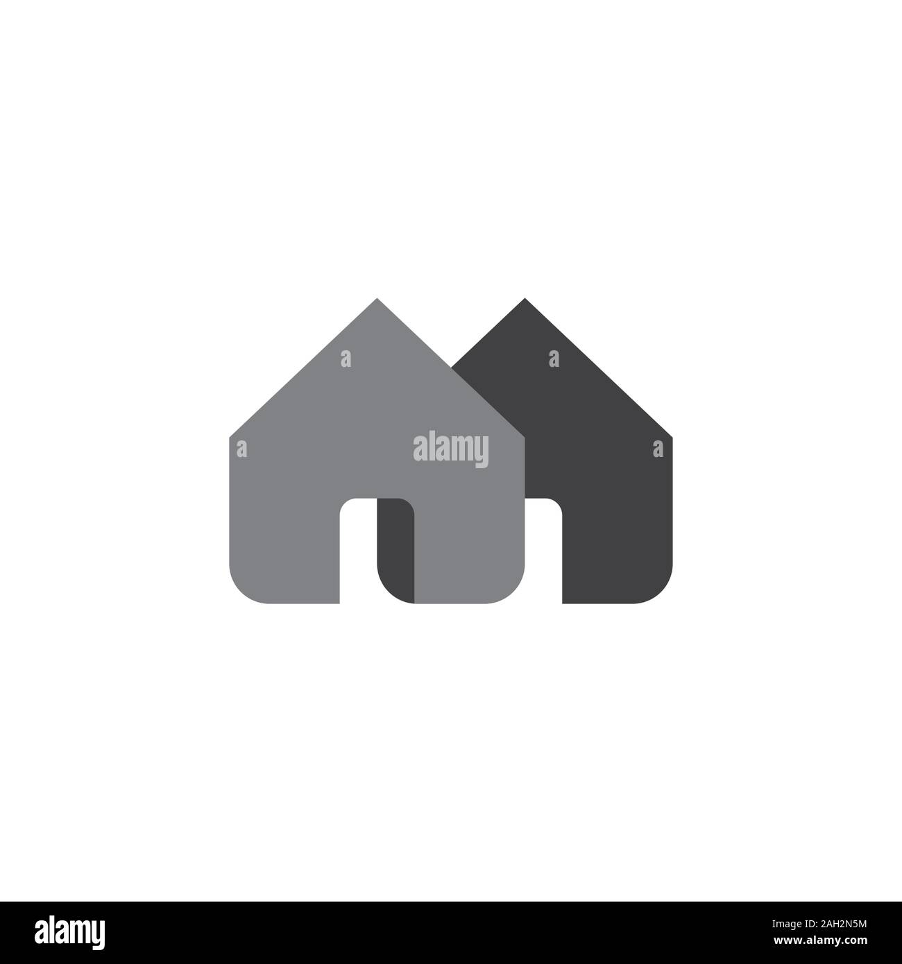 simple geometric house resident symbol vector Stock Vector Image & Art ...
