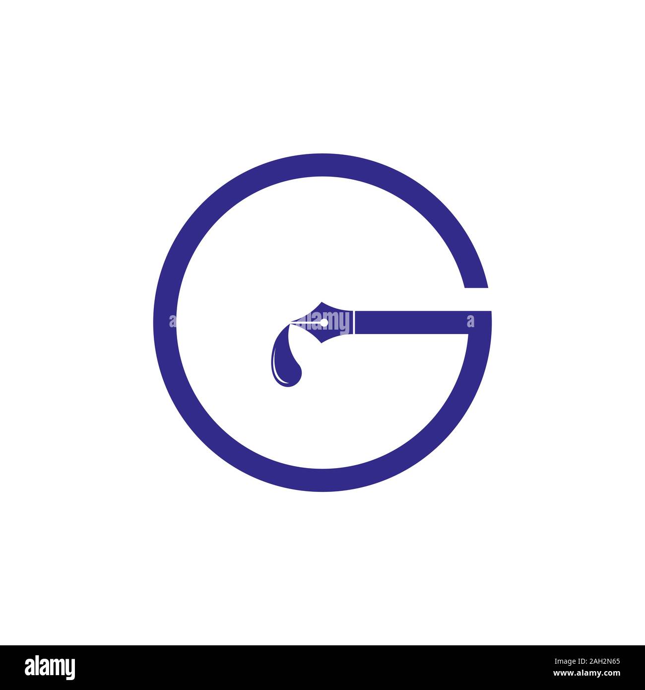 Writer logo hi-res stock photography and images - Alamy