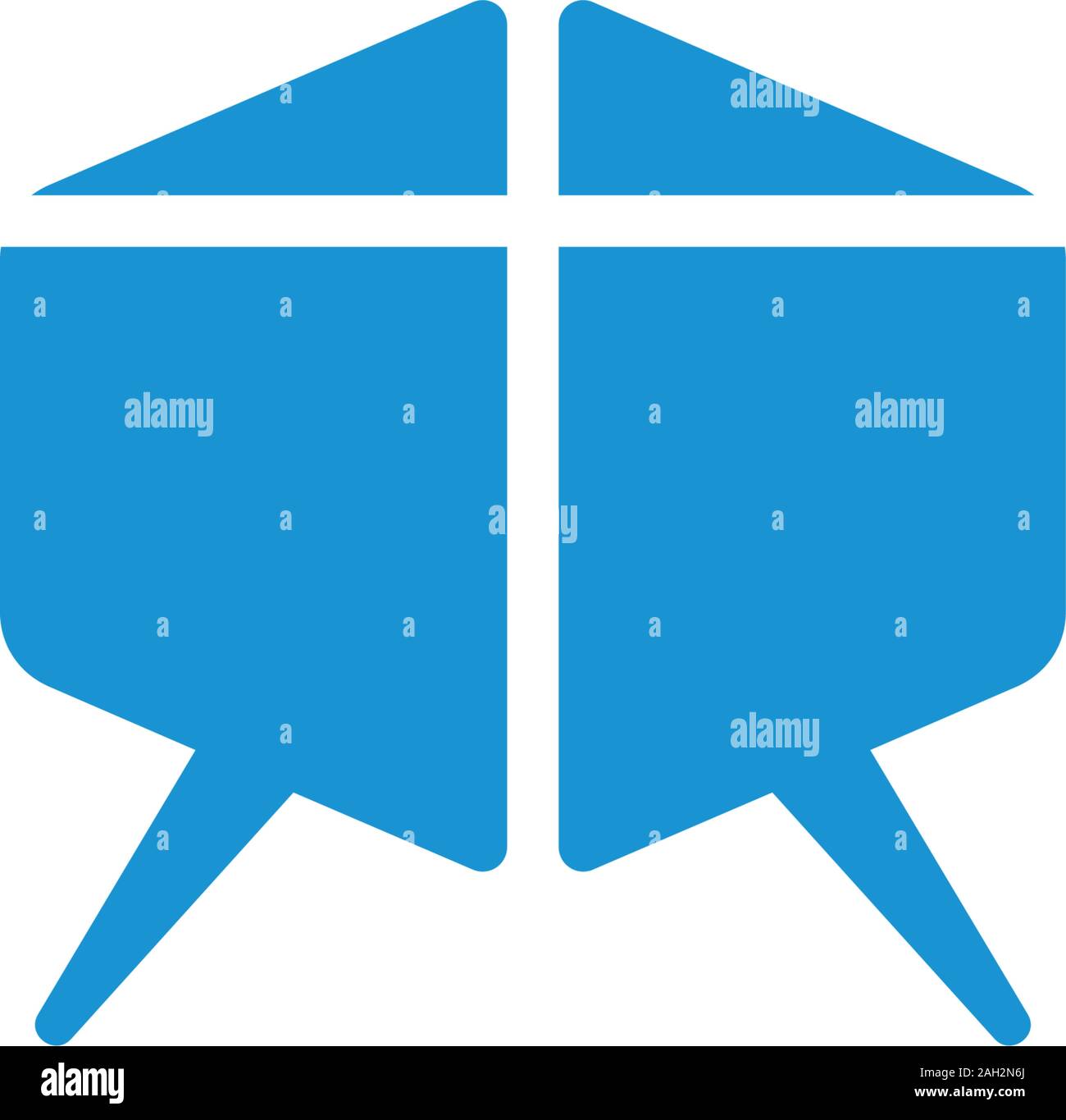 window talk symbol real estate communication symbol vector Stock Vector ...