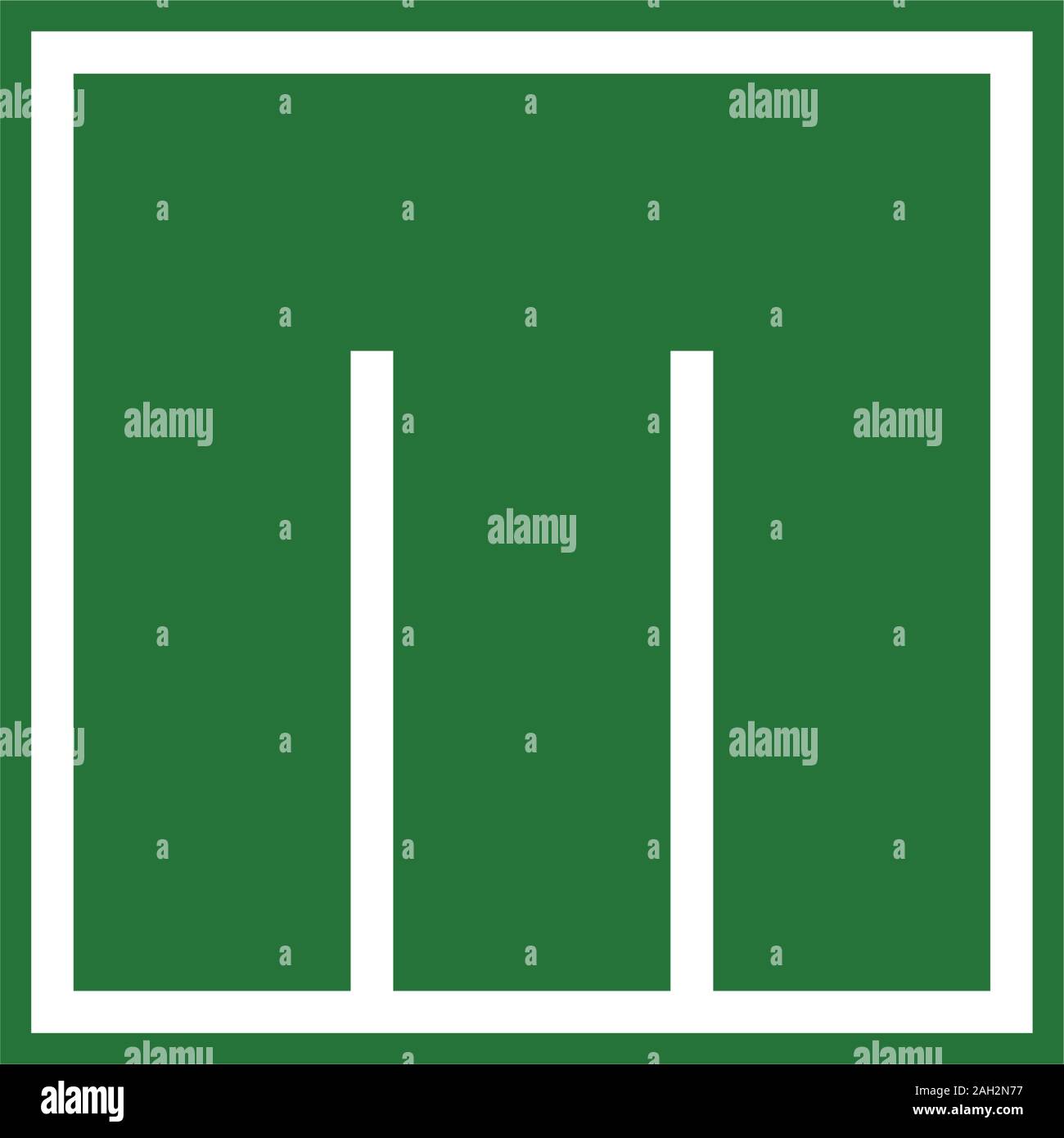 letter m simple square outline logo vector Stock Vector Image & Art - Alamy