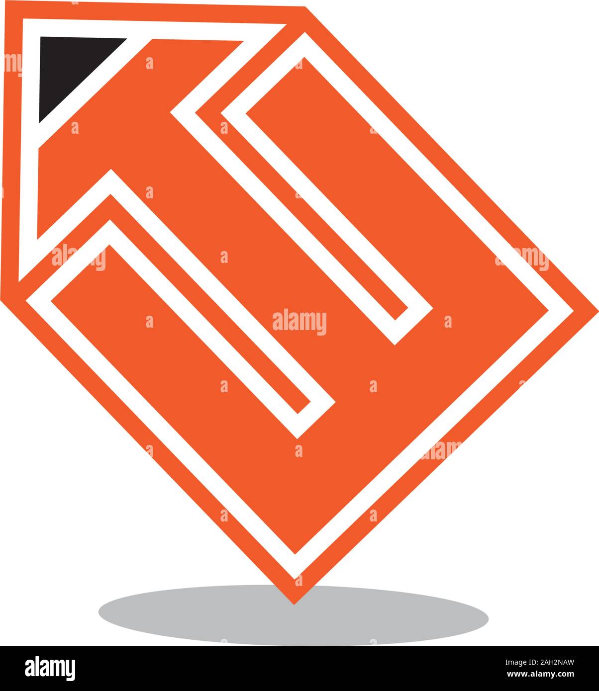 pencil shape geometric arrow design vector Stock Vector Image & Art - Alamy