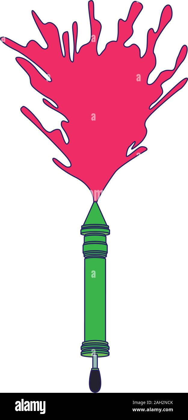 pichkari with splash of paint, colorful design Stock Vector Image & Art ...