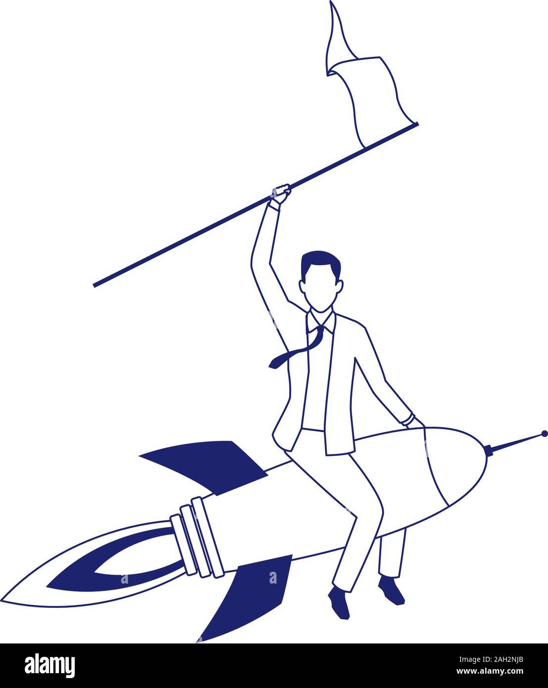 Flag launch Stock Vector Images - Alamy